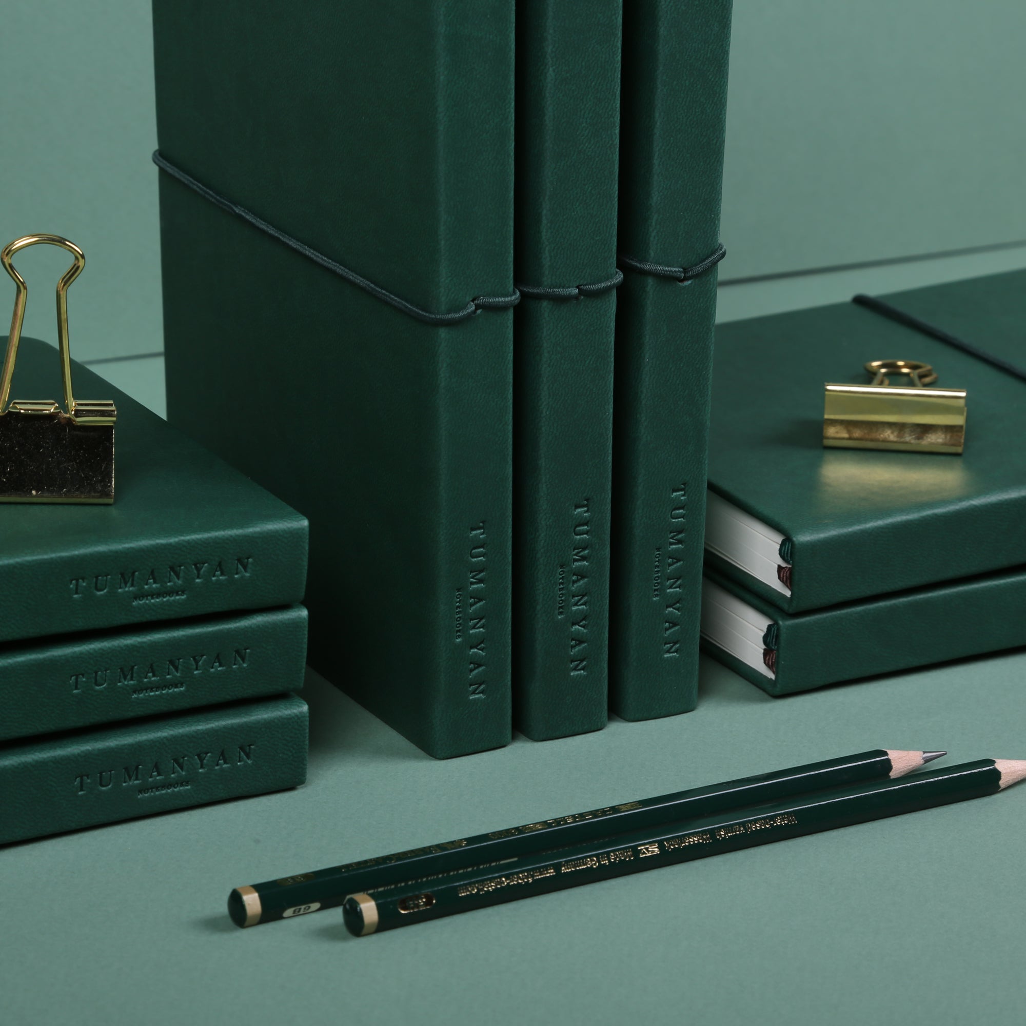 Tumanyan Notebooks 2024 Planner - Dark Green